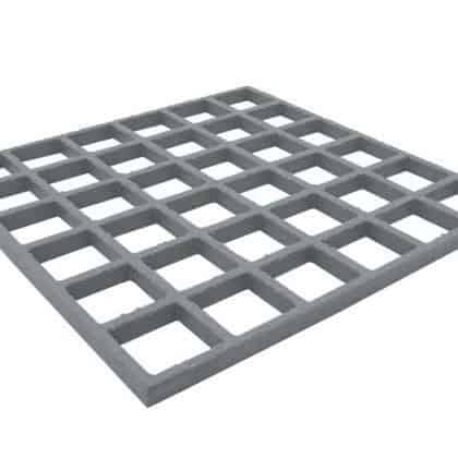 1/2" X 2" X 2" FRP Square Grid | FRP Grating Products