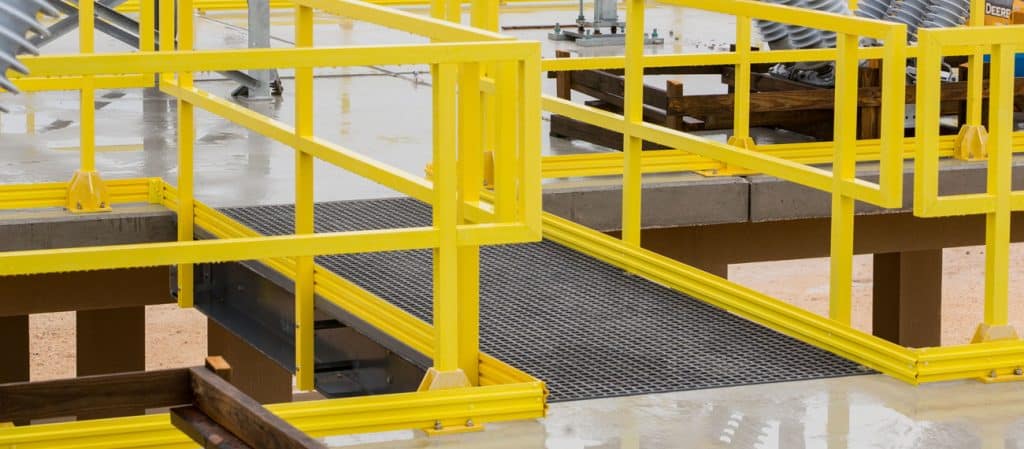 Custom FRP Platforms, Mezzanines, Catwalks & Walkways from Bedford