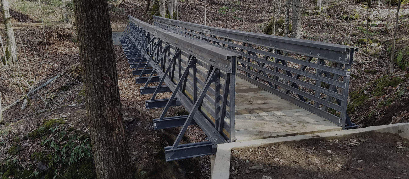 Banner Elk Fiberglass Pedestrian Bridge | Bedford Reinforced Plastics