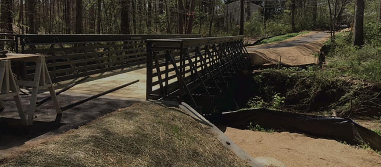 Crossridge Fiberglass Pedestrian Bridge | Bedford Reinforced Plastics