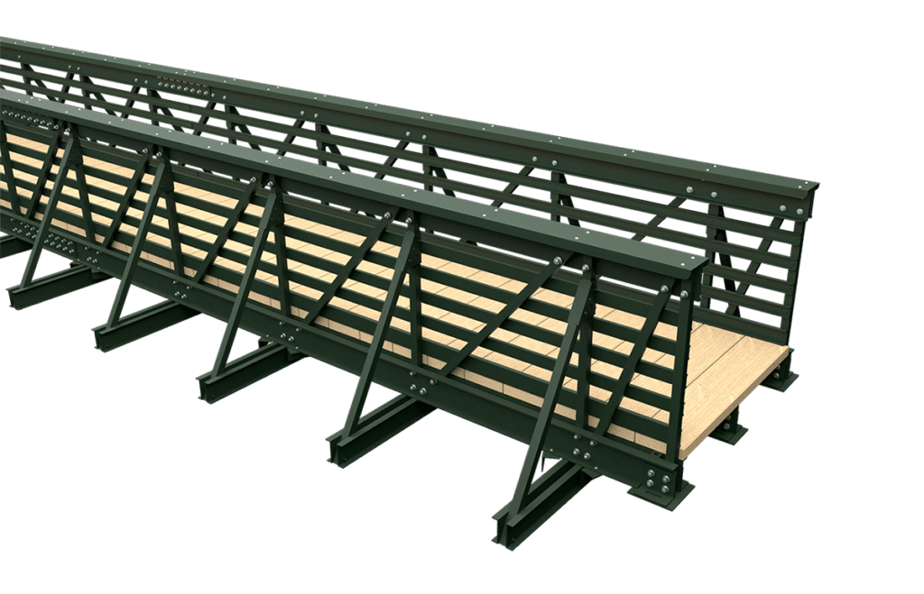 Understanding Fiberglass Pedestrian Bridge Dimensions | Bedford
